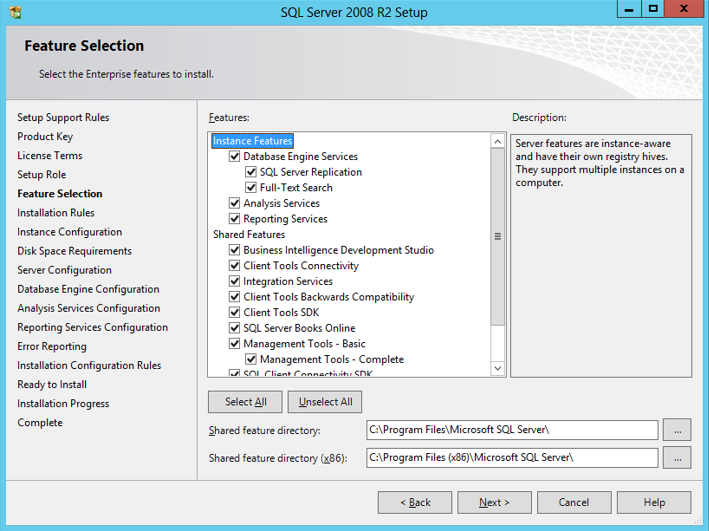 SQLServer 2008 R2 설치 및 구성